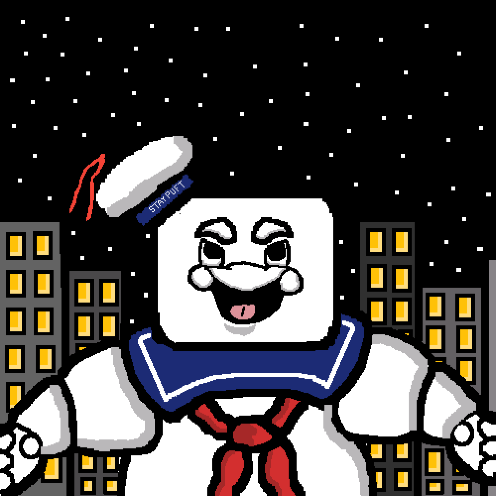 Pixilart - Stay Puft by Waffle-Master