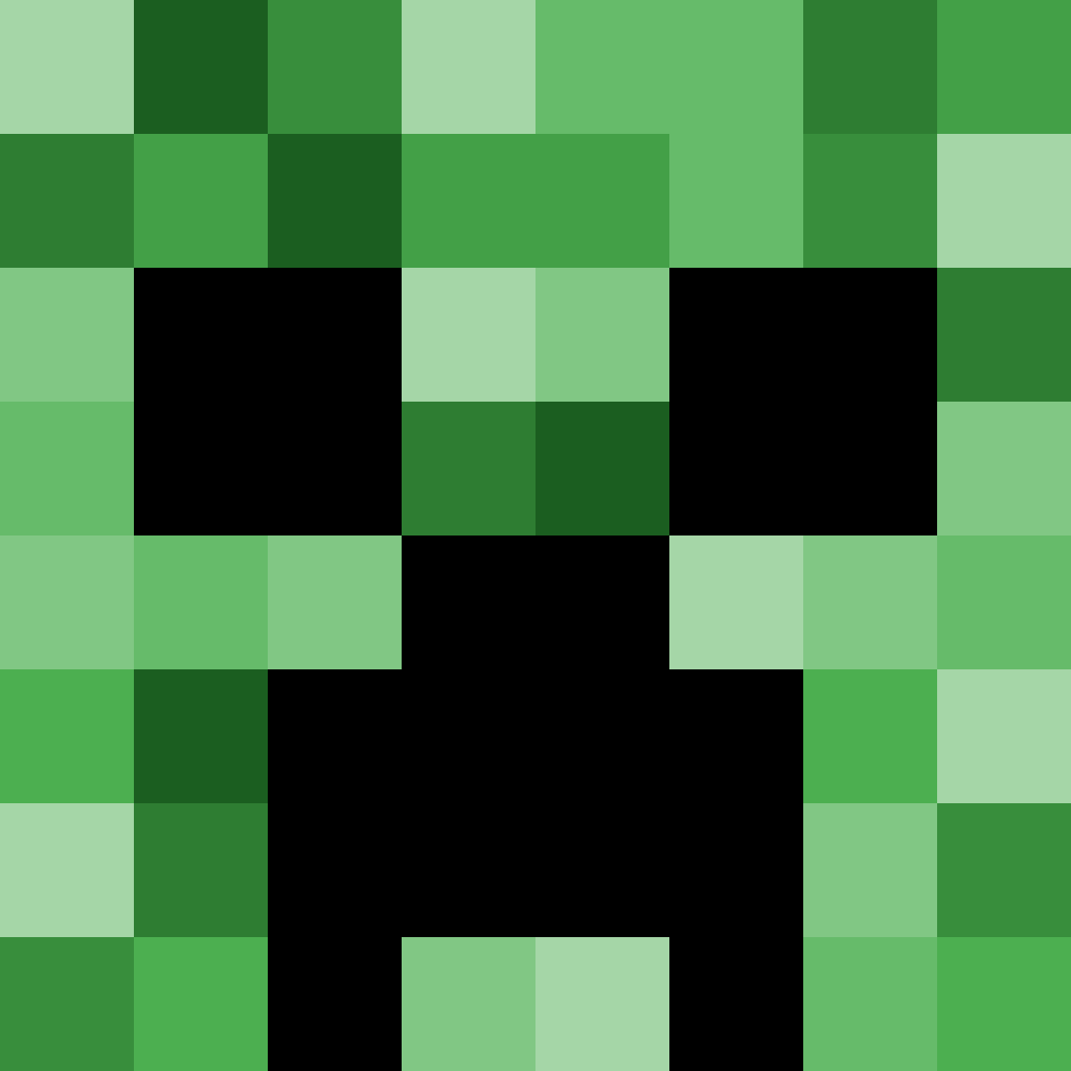 Pixilart Creeper Face By Hambidavid