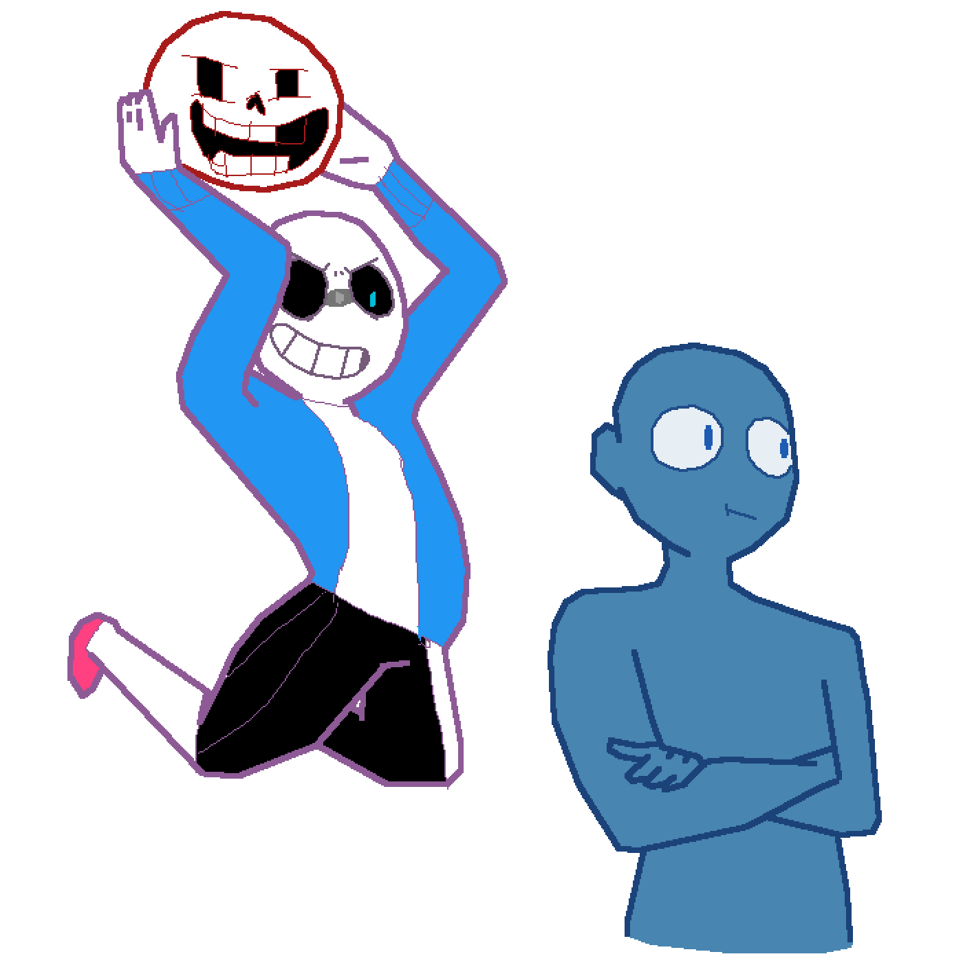 Pixilart - Sans vs by AkiAki