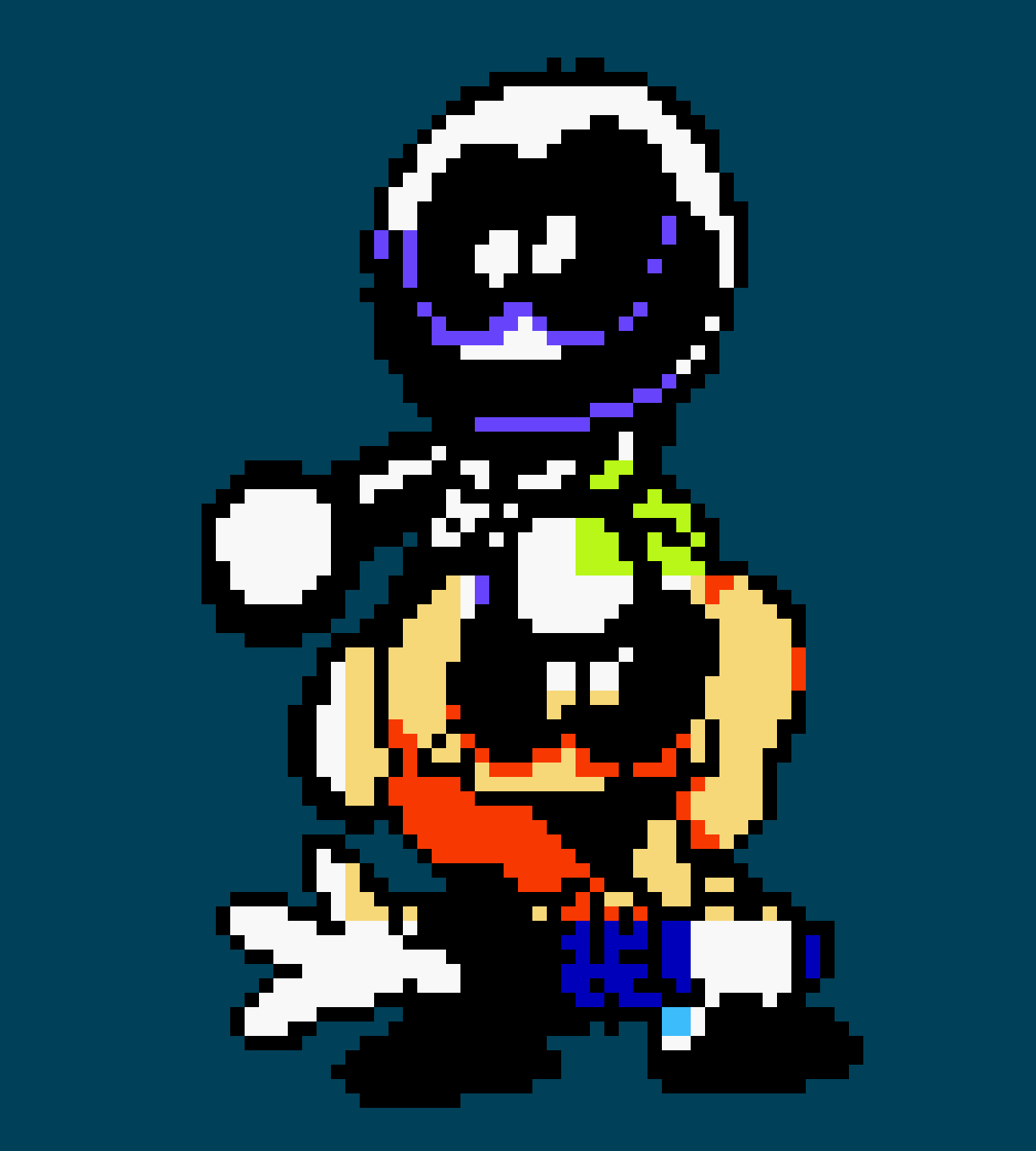 Pixilart - FNF NES Demake S P by Tuxedoedabyss03