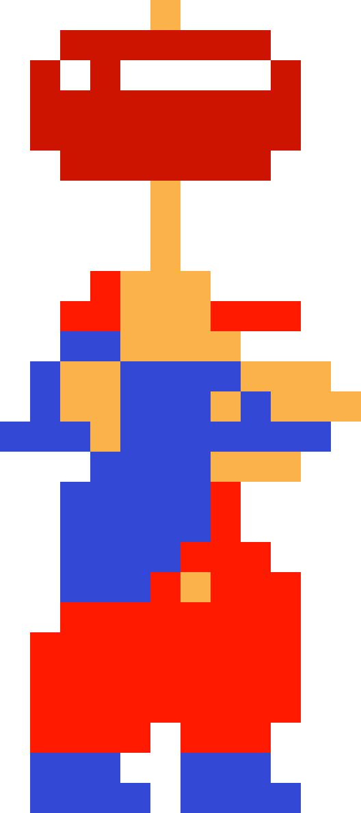 Pixilart - Mario With Hammer A by nate214