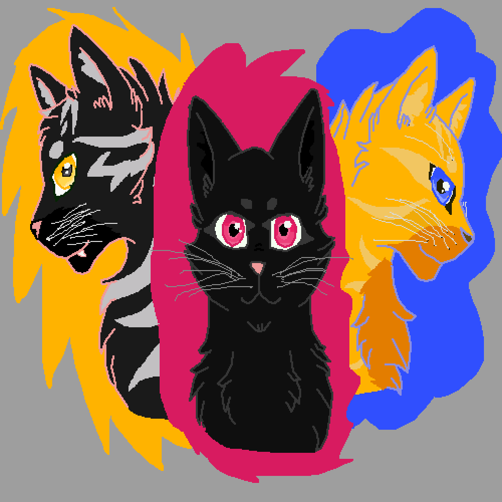 Pixilart - legend cats by Catflight
