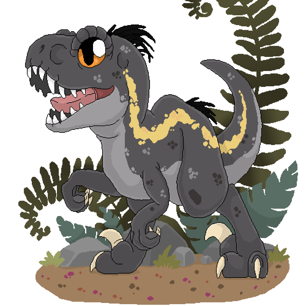 Pixilart - Cute Indoraptor by WarriorGirls