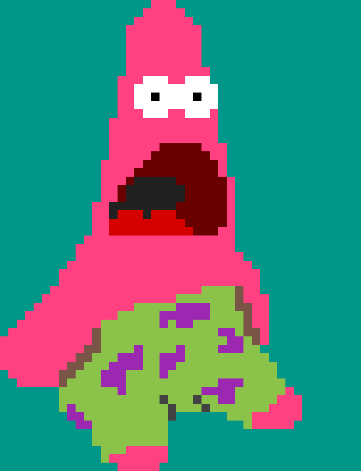 Pixilart - melted patrick by Yousowatzit