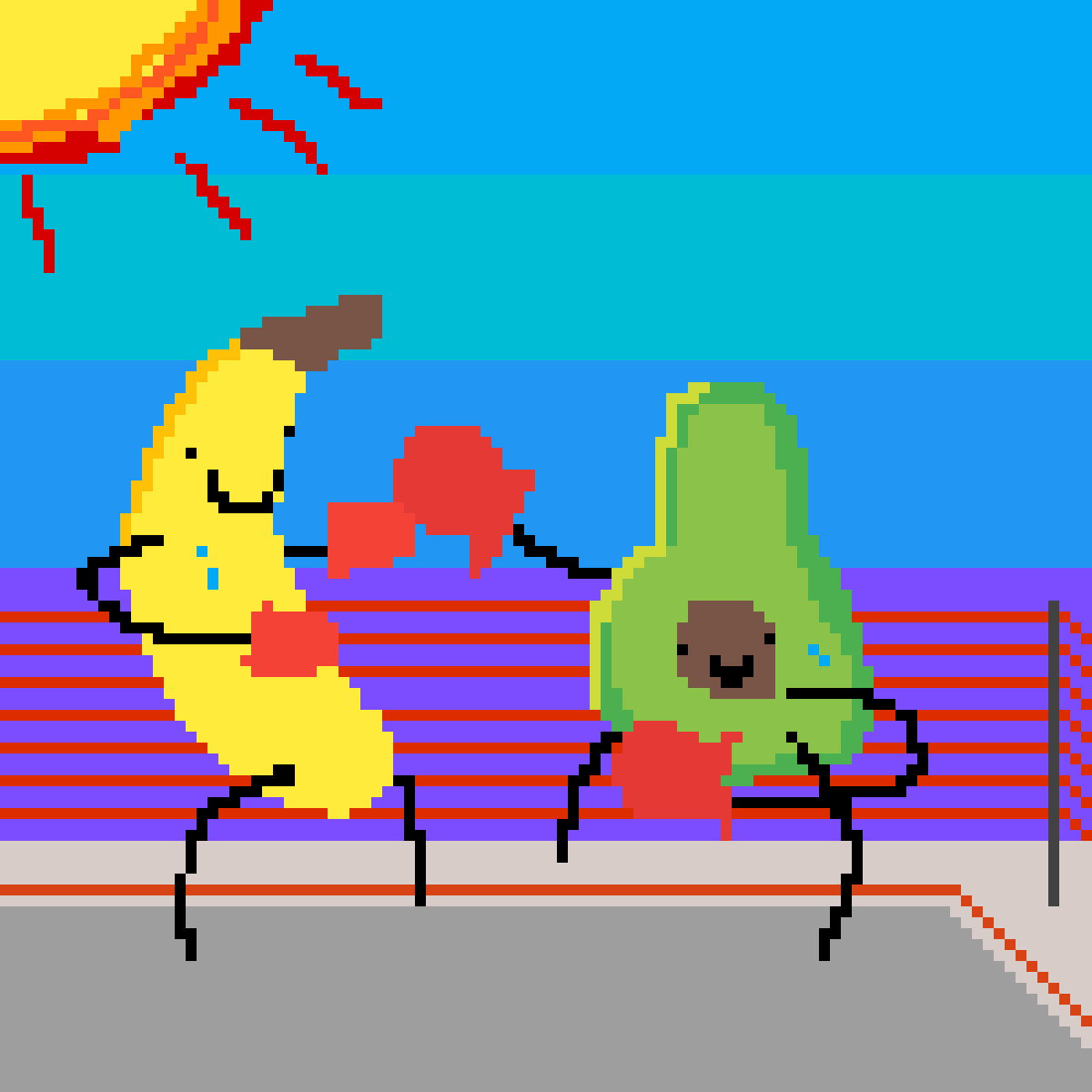 Pixilart - NANA fighting Avacodo by Delomoe