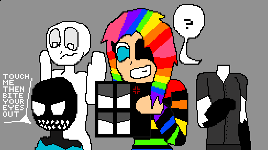 Pixilart - Shimmer plays with oz blocks head by ShimzArt