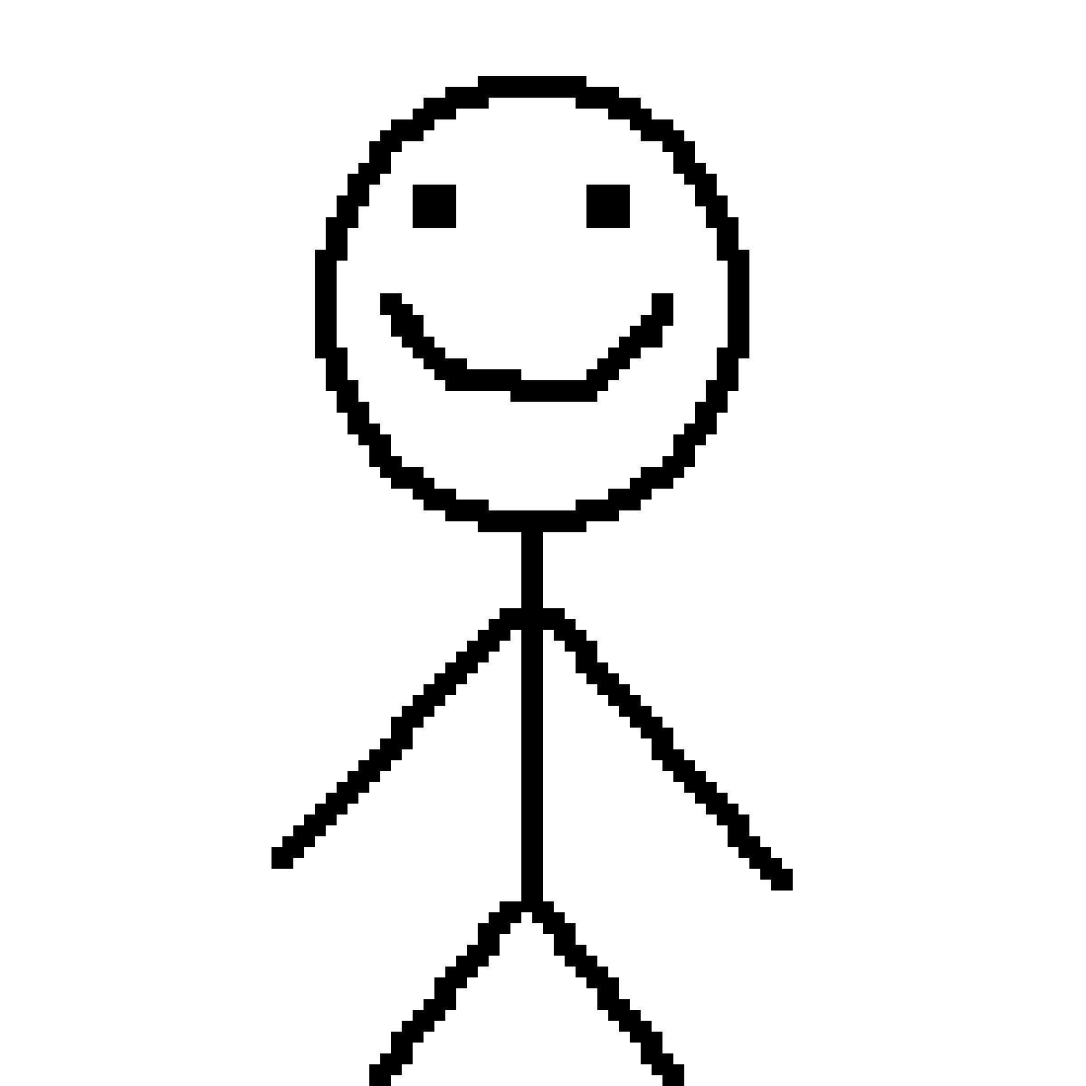 Pixilart - guy named bob saying hi by imakedrawings