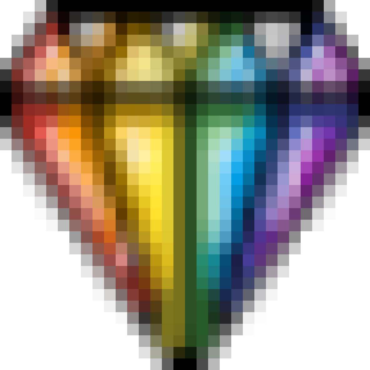 Pixilart - Rainbow Diamond by Toklopray