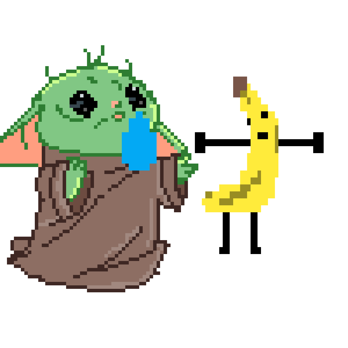 Pixilart - Sad yoda Wants to be happ by Lordobeans