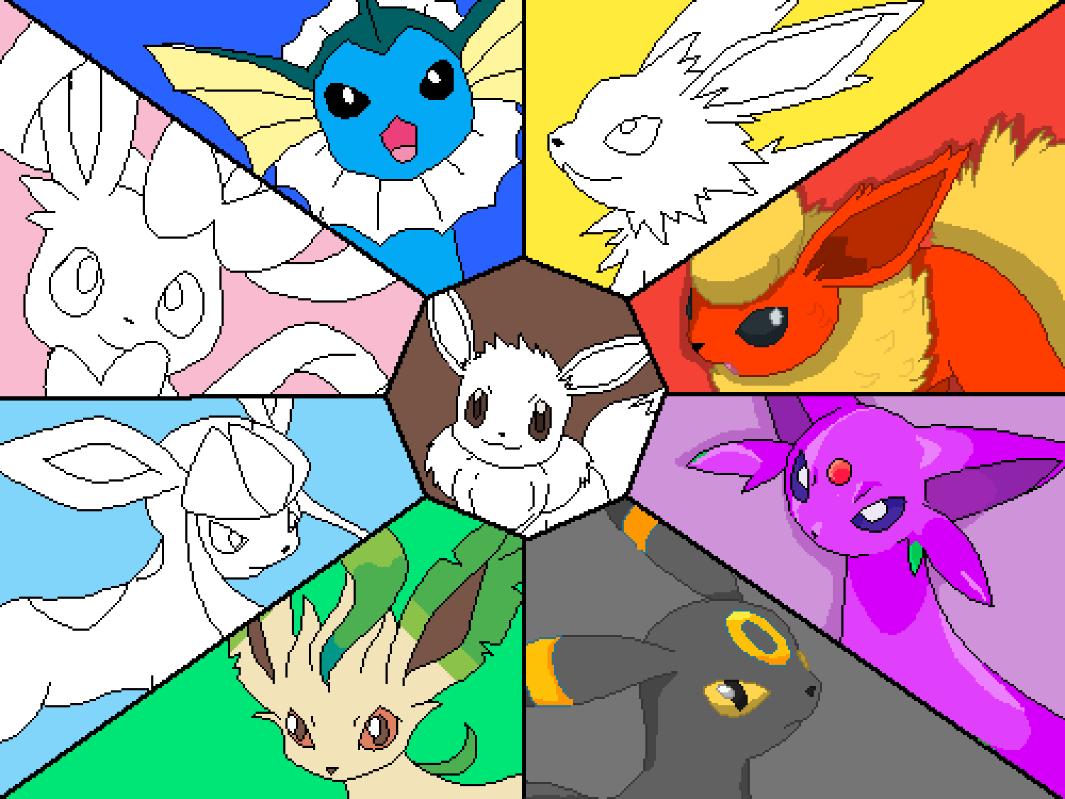 Pixilart - pokemon by WolfboyCole