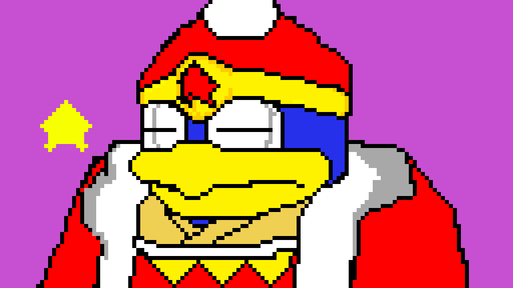 Editing King DeDeDe - Free online pixel art drawing tool - Pixilart