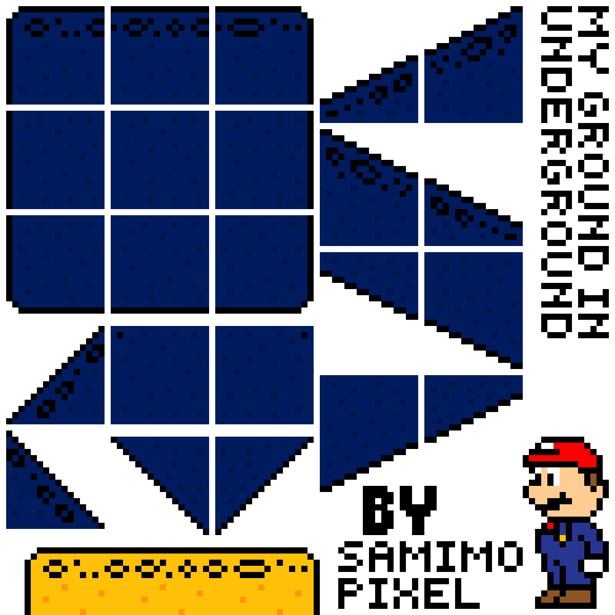 Pixilart - Underground ground sprite by SMB