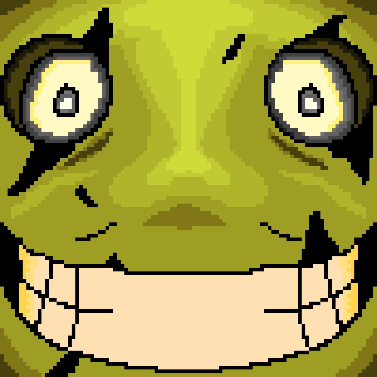 Pixilart - Springtrap face by Dilophoraptor