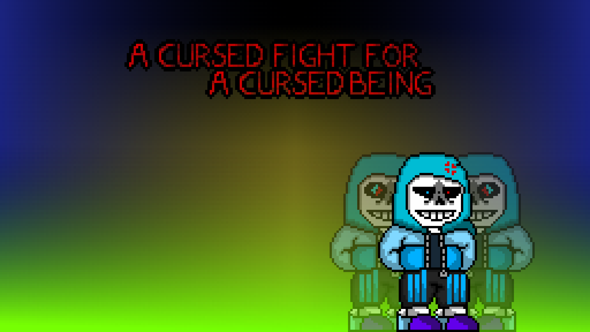 Pixilart - Cursed Fight by dust-swap-swap