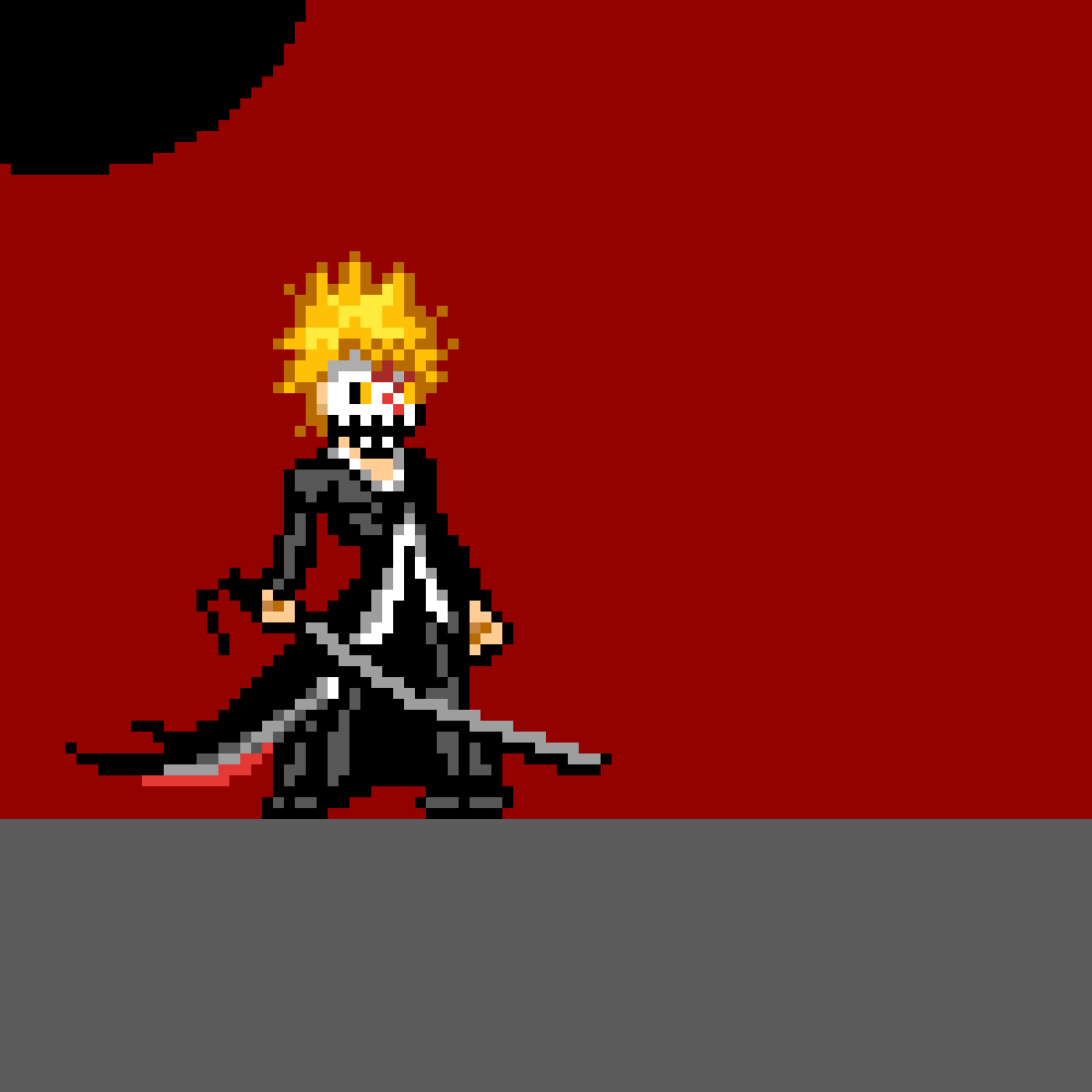 Hollow Ichigo Pixel Art