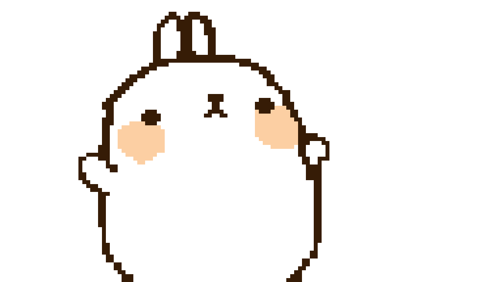 Editing Molang Art Me - Free online pixel art drawing tool - Pixilart