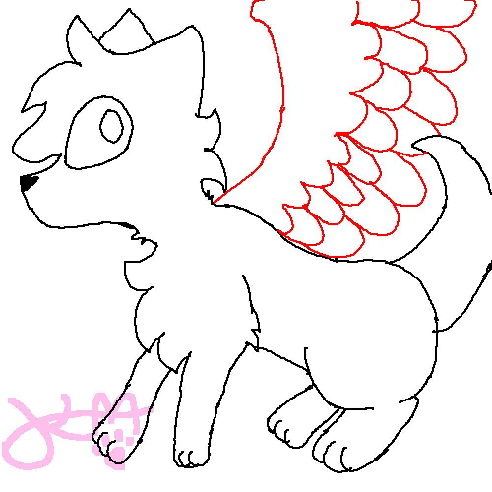 Editing wolf dog base - Free online pixel art drawing tool - Pixilart