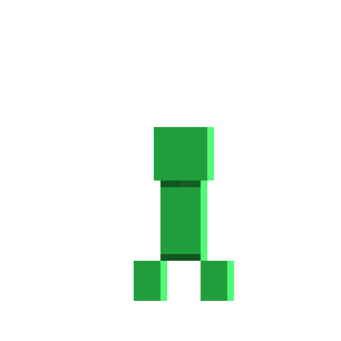 Pixilart - creeper 3d by Gui128