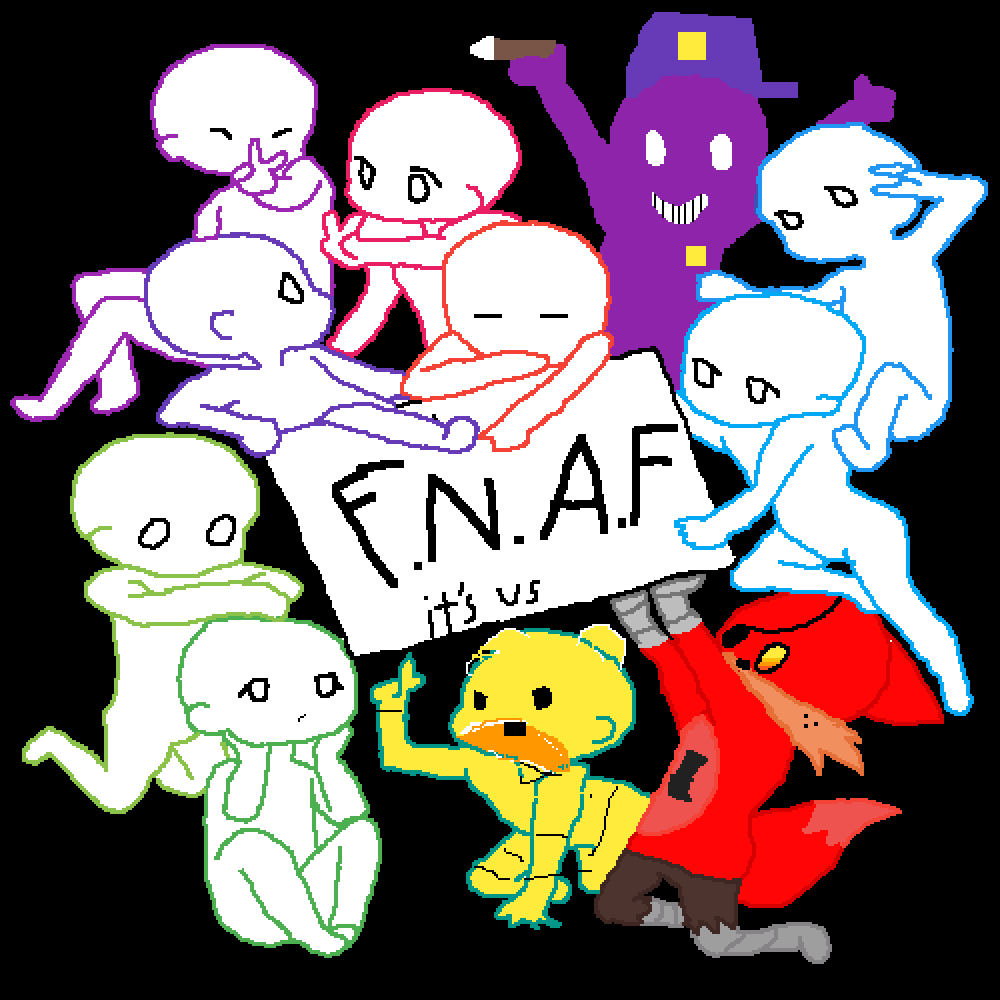 Pixilart - Big FNAF sign by Ripy