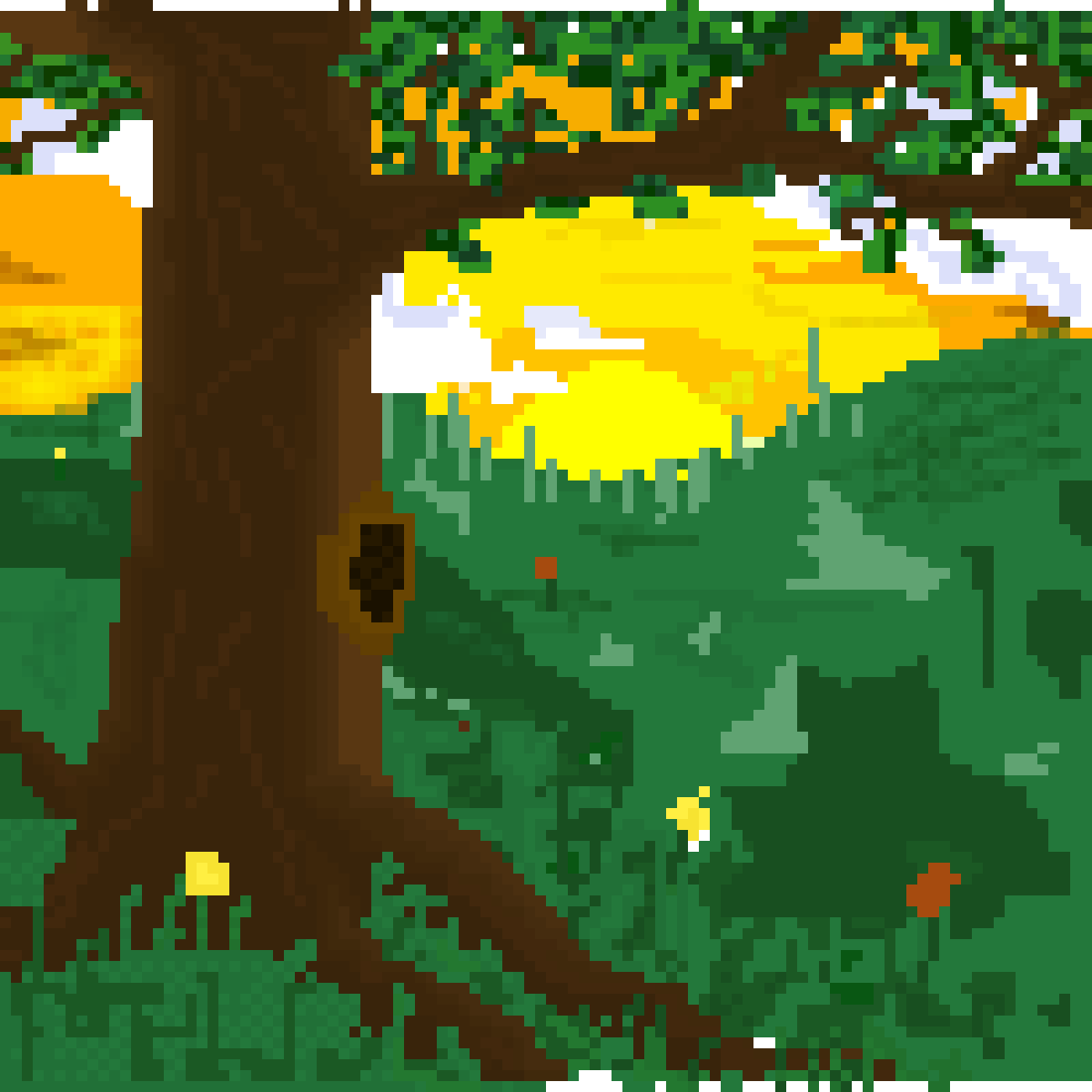 Pixilart - MY OAK TREE by Nightflare22