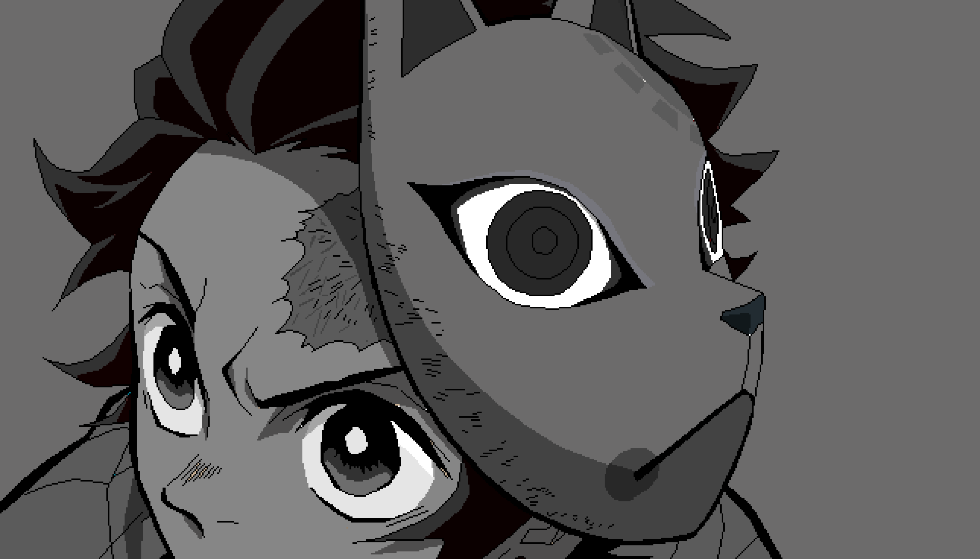 Pixilart - Tanjiro a mask by itzurfriendjas