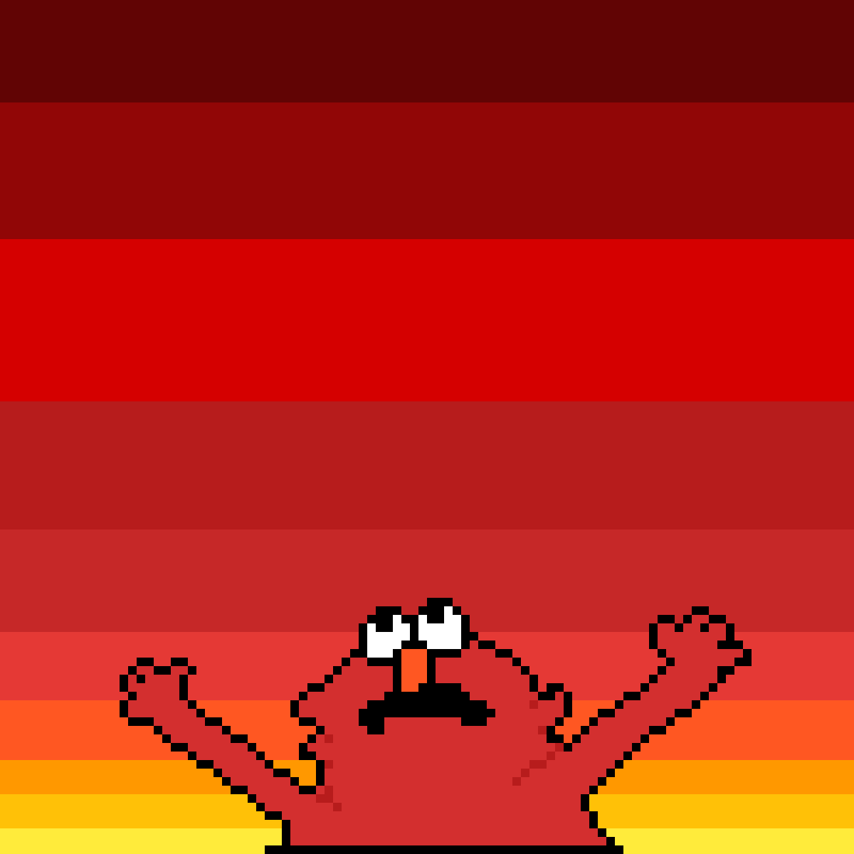 Pixilart - Burning Elmo by Lovelyillusion