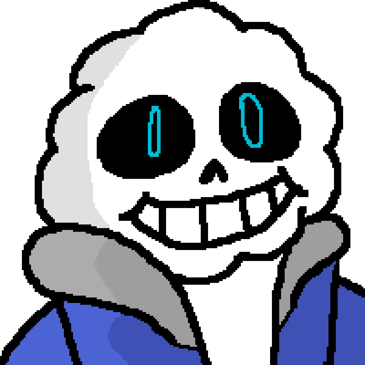 Pixilart - Glitchtale Sans by APEXGaming36