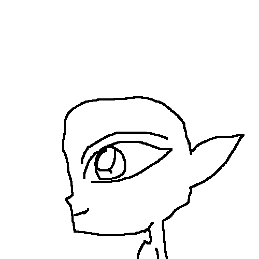 Pixilart - elf girl base by noneya