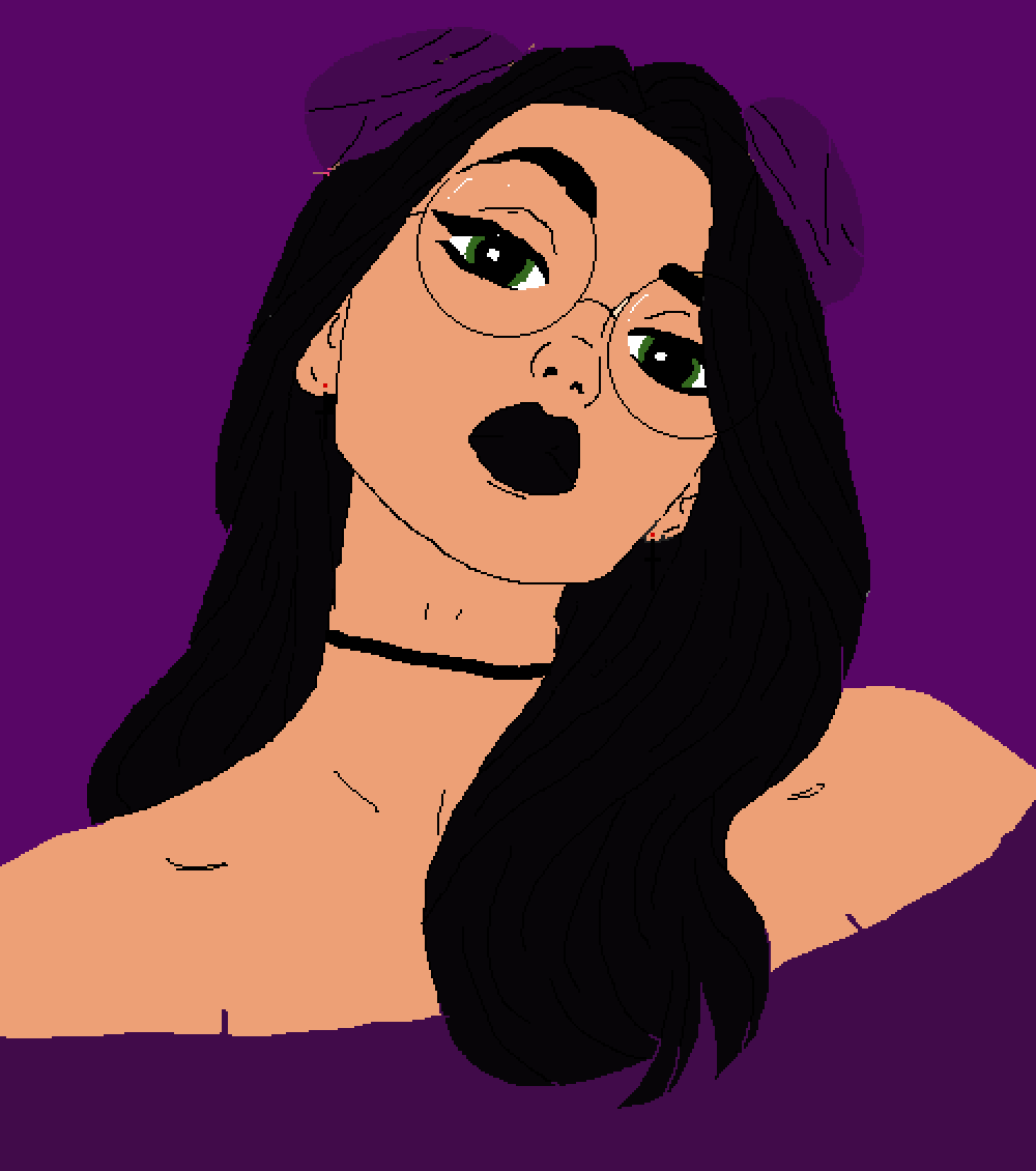 Editing goth girl - Free online pixel art drawing tool - Pixilart