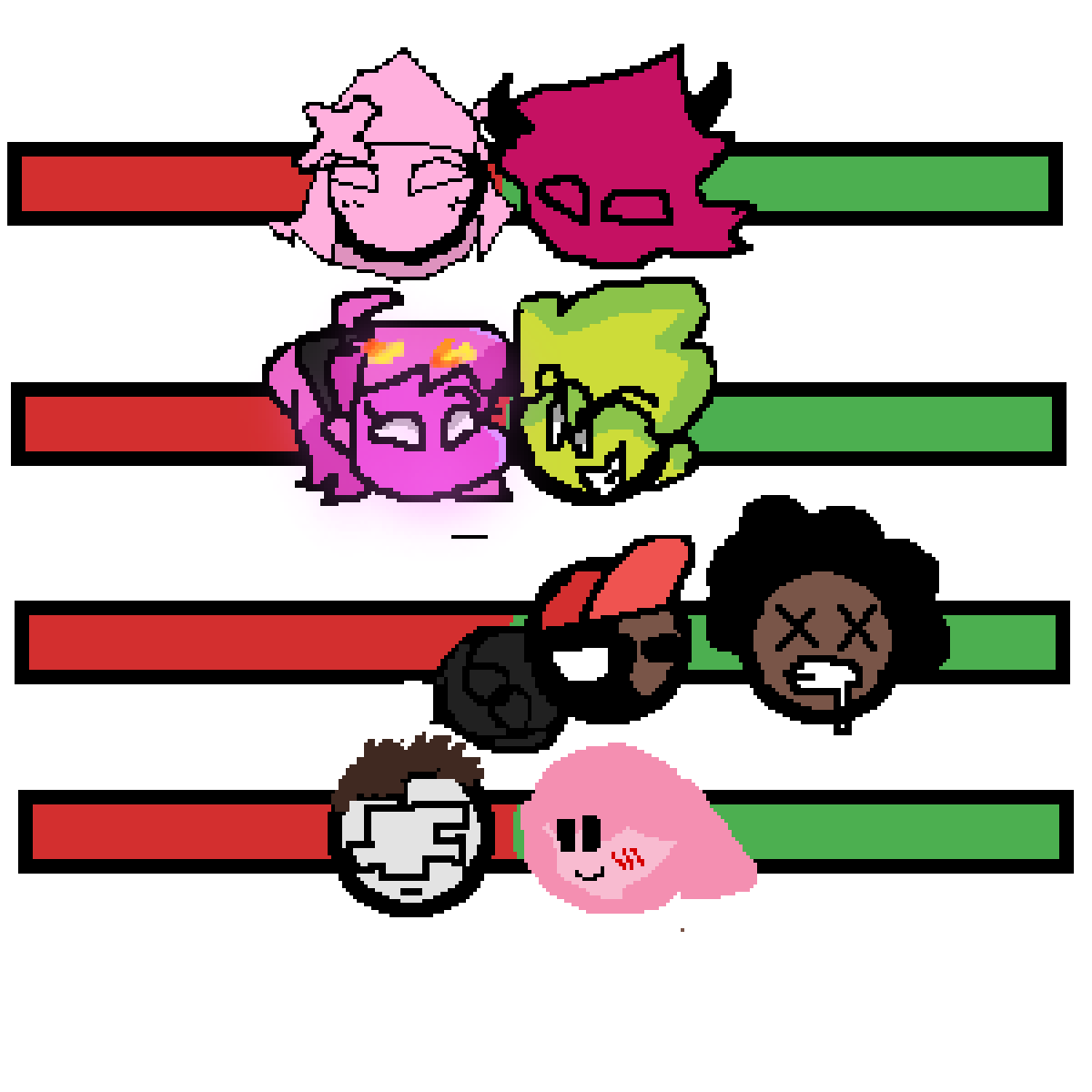 Pixilart - Fnf icons by cakee