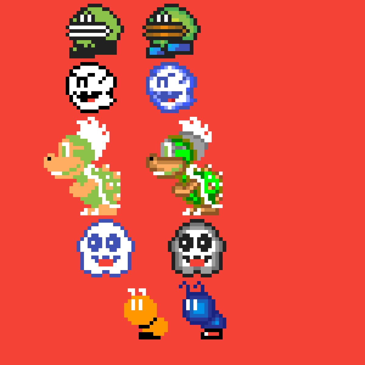 Editing edit some mario sprites - Free online pixel art drawing tool ...