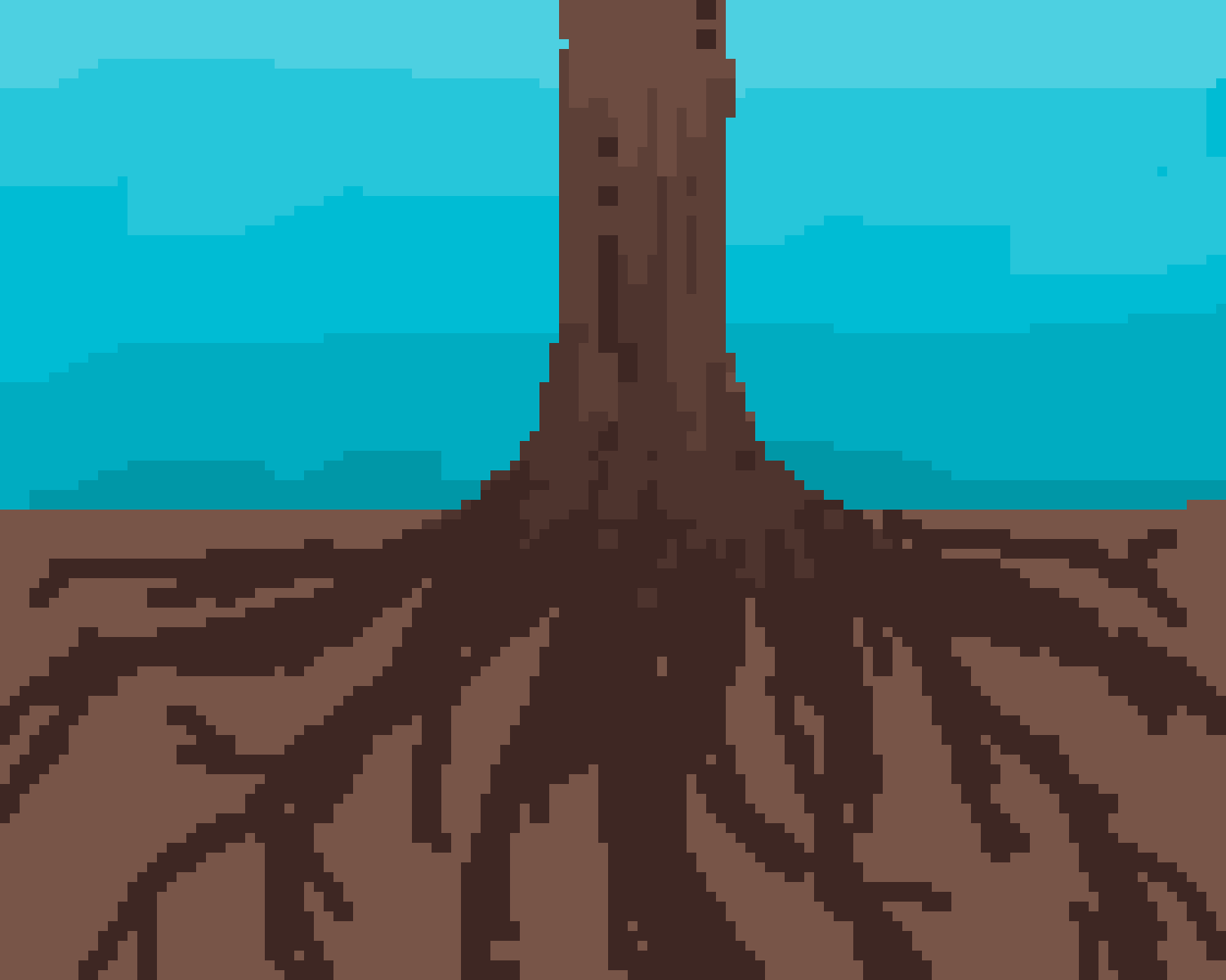 Pixilart - Tree roots of love by Aminanaberry