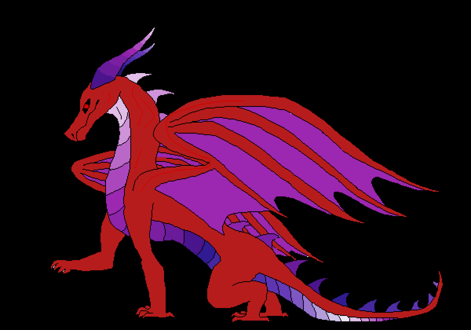 Pixilart - piro the alpha night fury by darklightwolffy