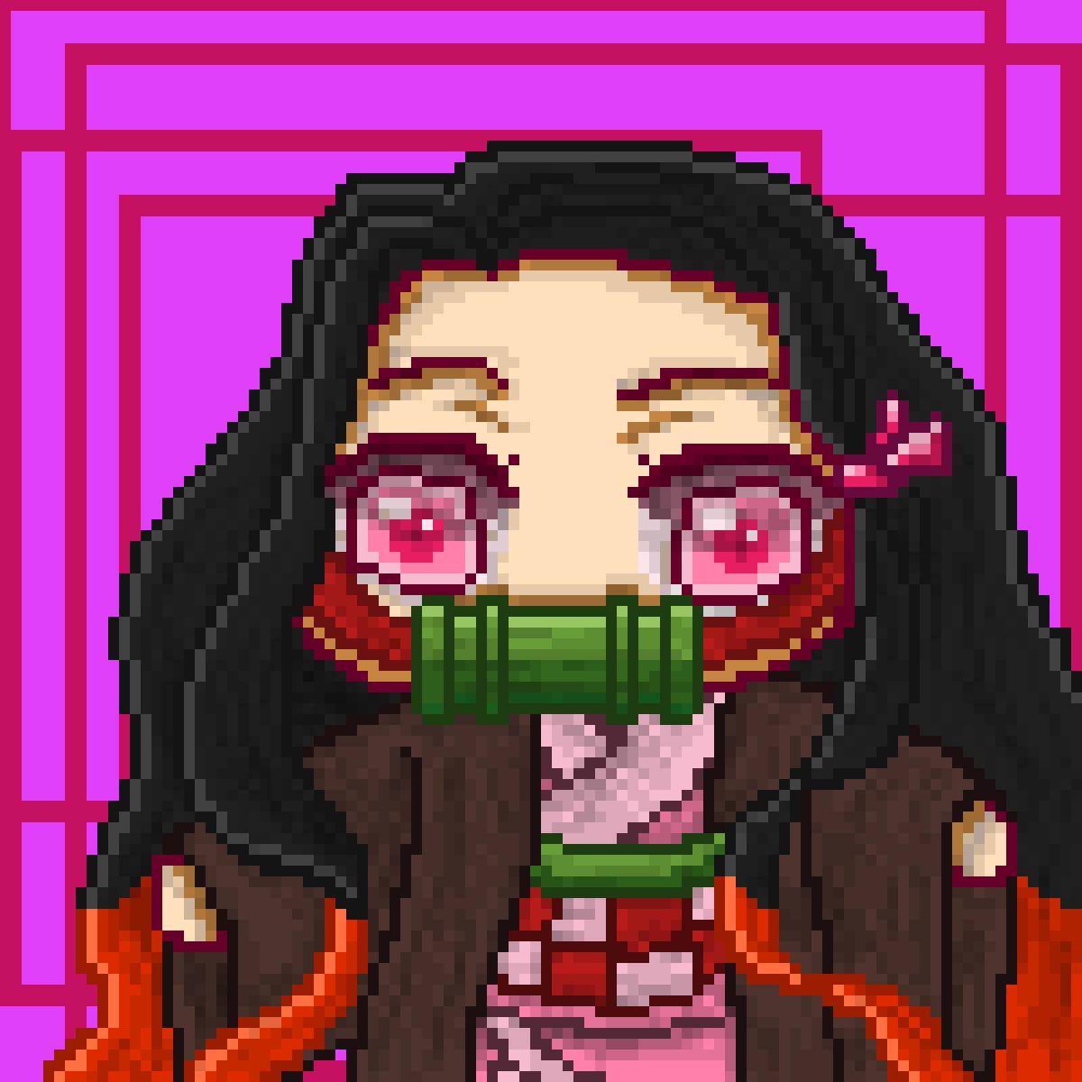 Pixilart - Happy Nezuko by PayaPurin