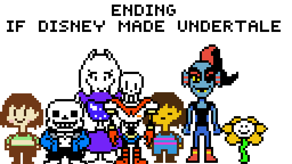 Pixilart - undertale disney version by Anonymous
