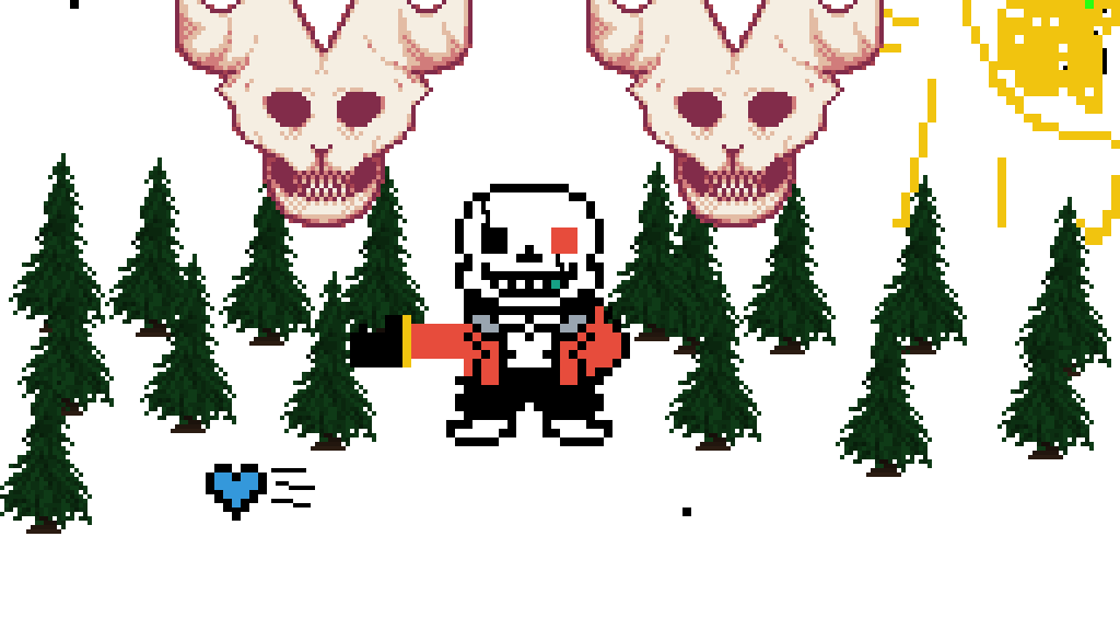 Pixilart - supertale sans fight by Anonymous
