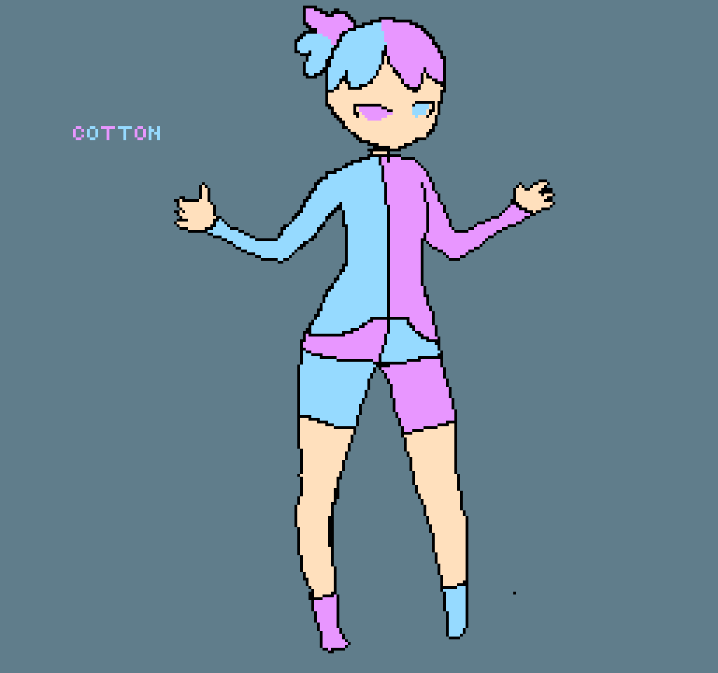 Pixilart - cotton my cuphead oc by ByeBlueBerry