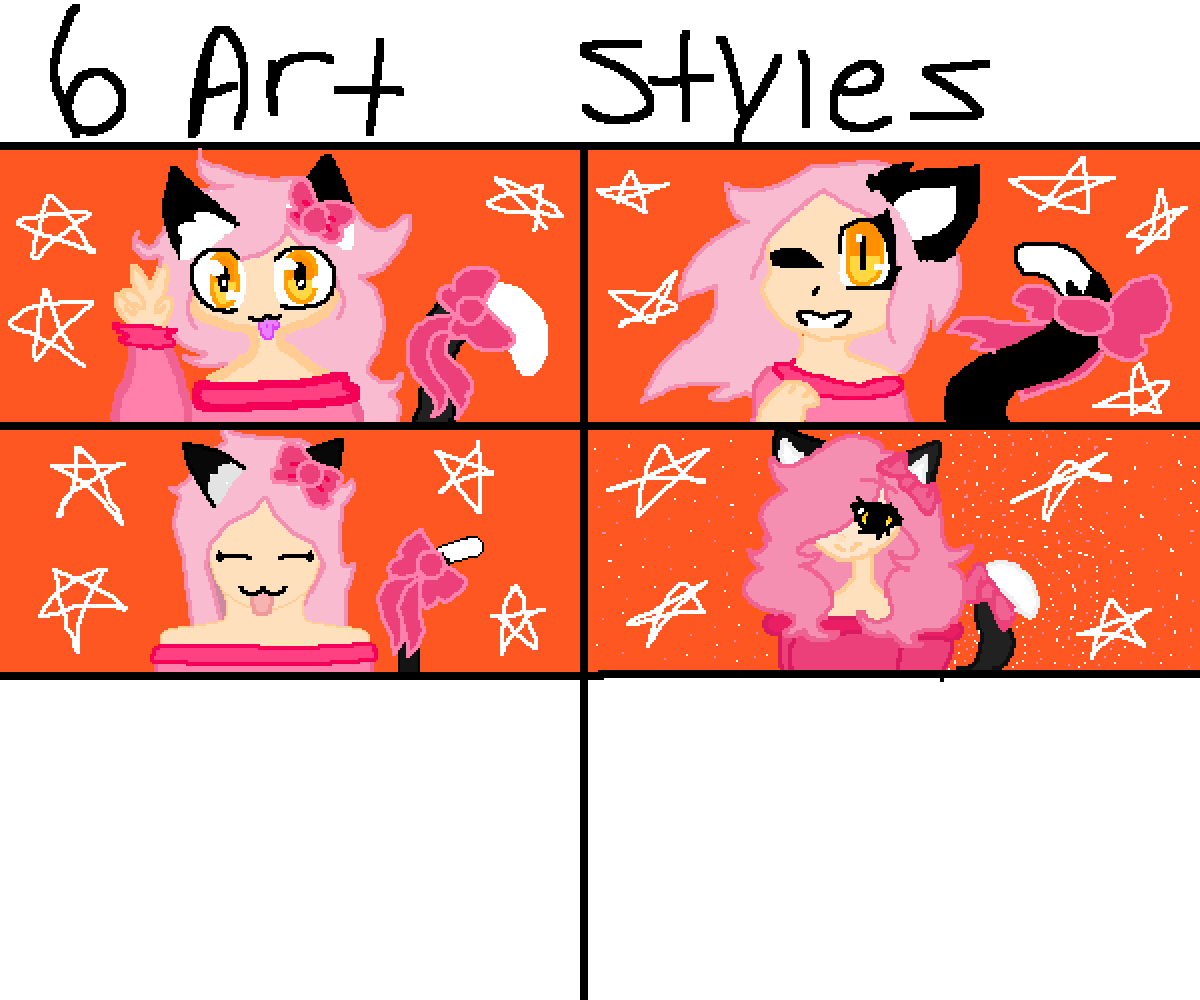 Editing 6 art styles - Free online pixel art drawing tool - Pixilart