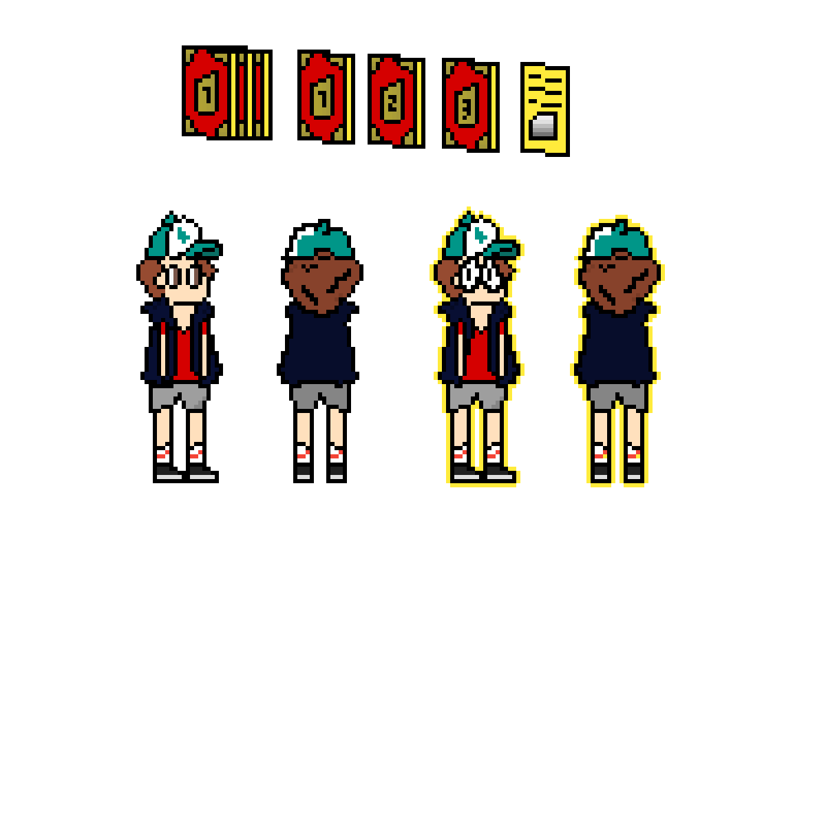 Pixilart - Dipper Pines Spriteish by babvblu