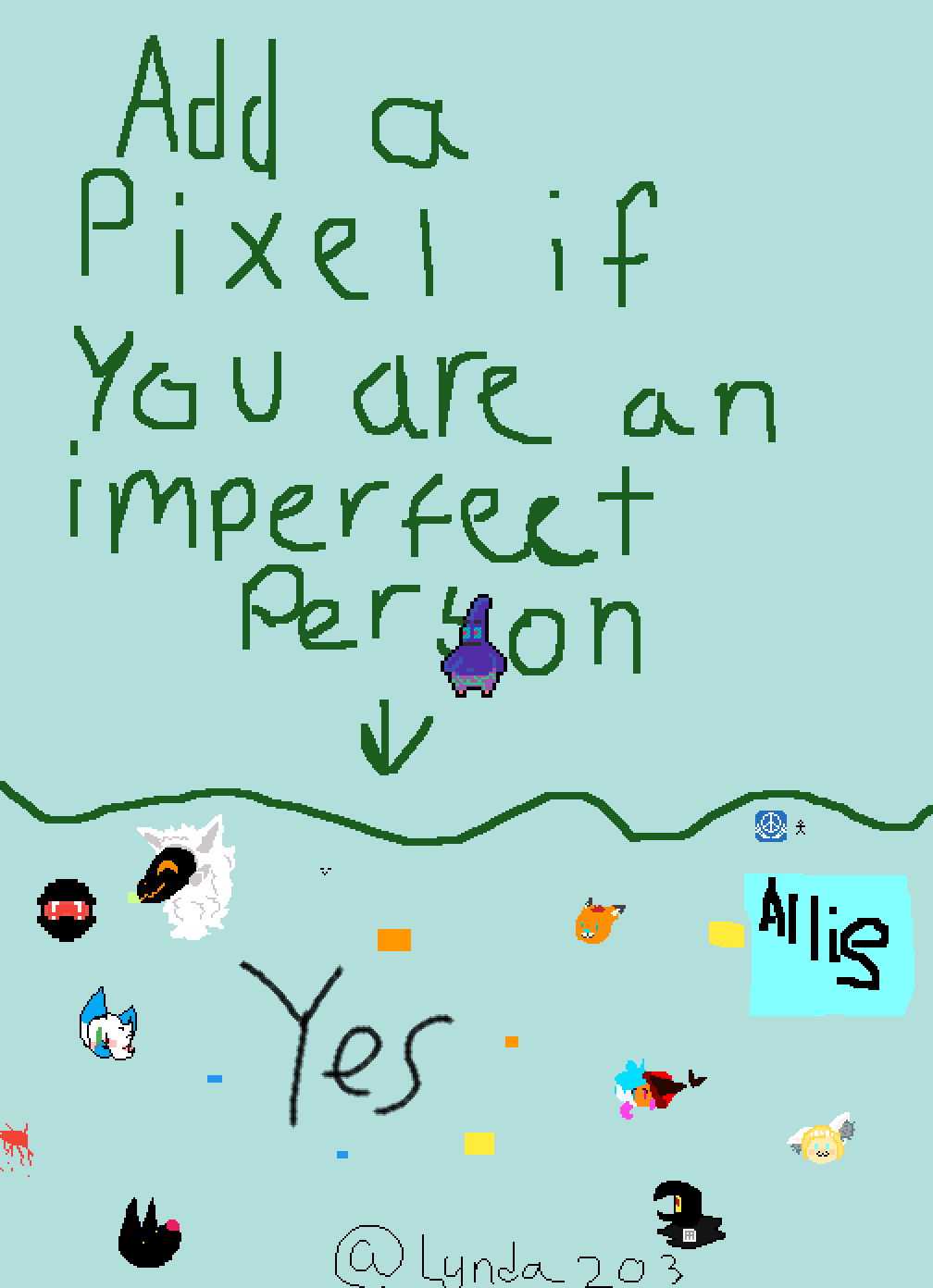 Editing imperfect - Free online pixel art drawing tool - Pixilart