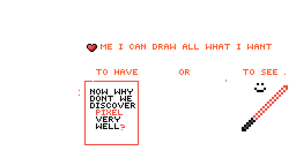 Editing coding in art because pixel is beautiful - Free online pixel ...
