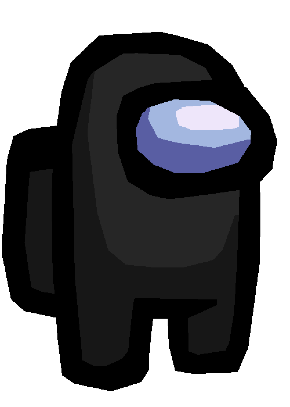 Pixilart - black impostor by pioter1024