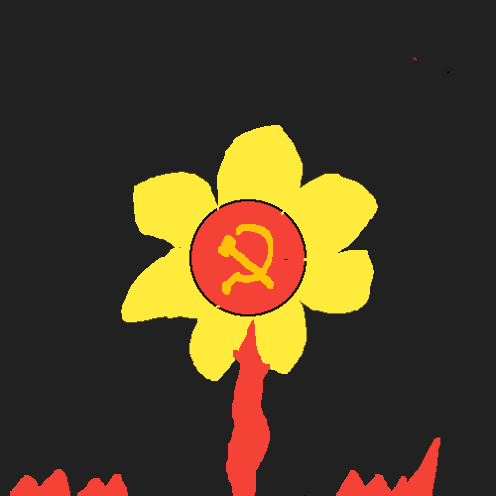 Pixilart - communism flower by StewCatTheking