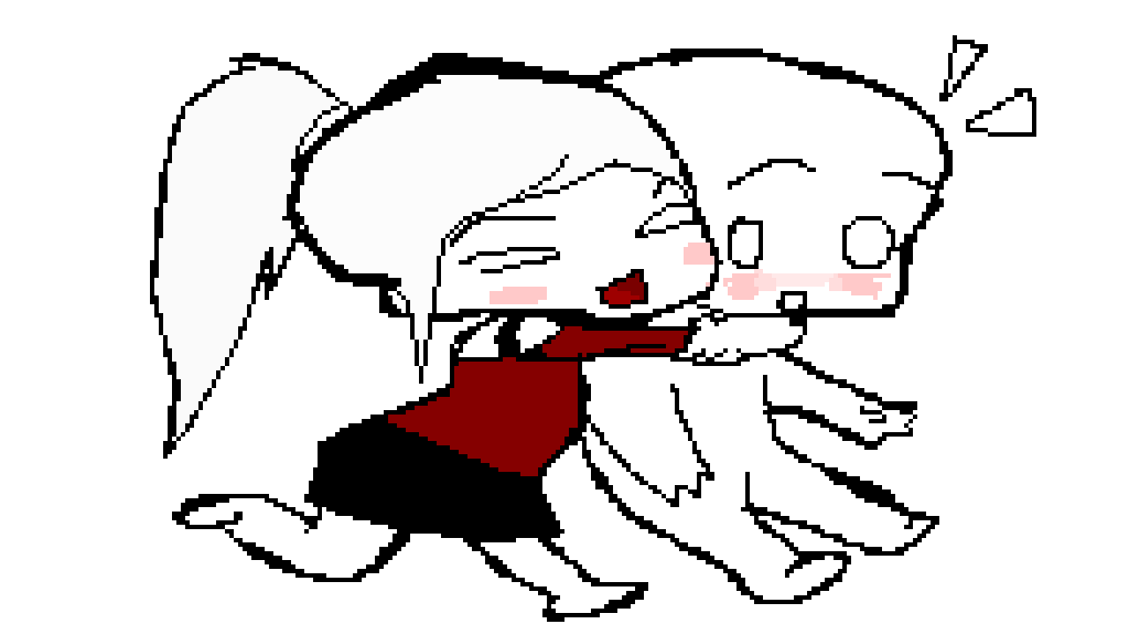 Pixilart - Hugging Base by FAN-GIRLEY