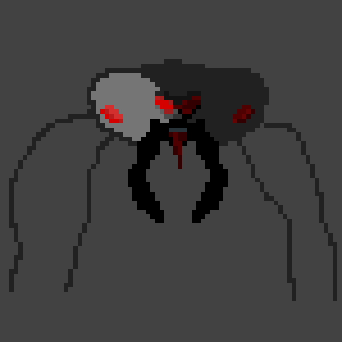 Pixilart - Scary Spider :O by MiniArtBomb