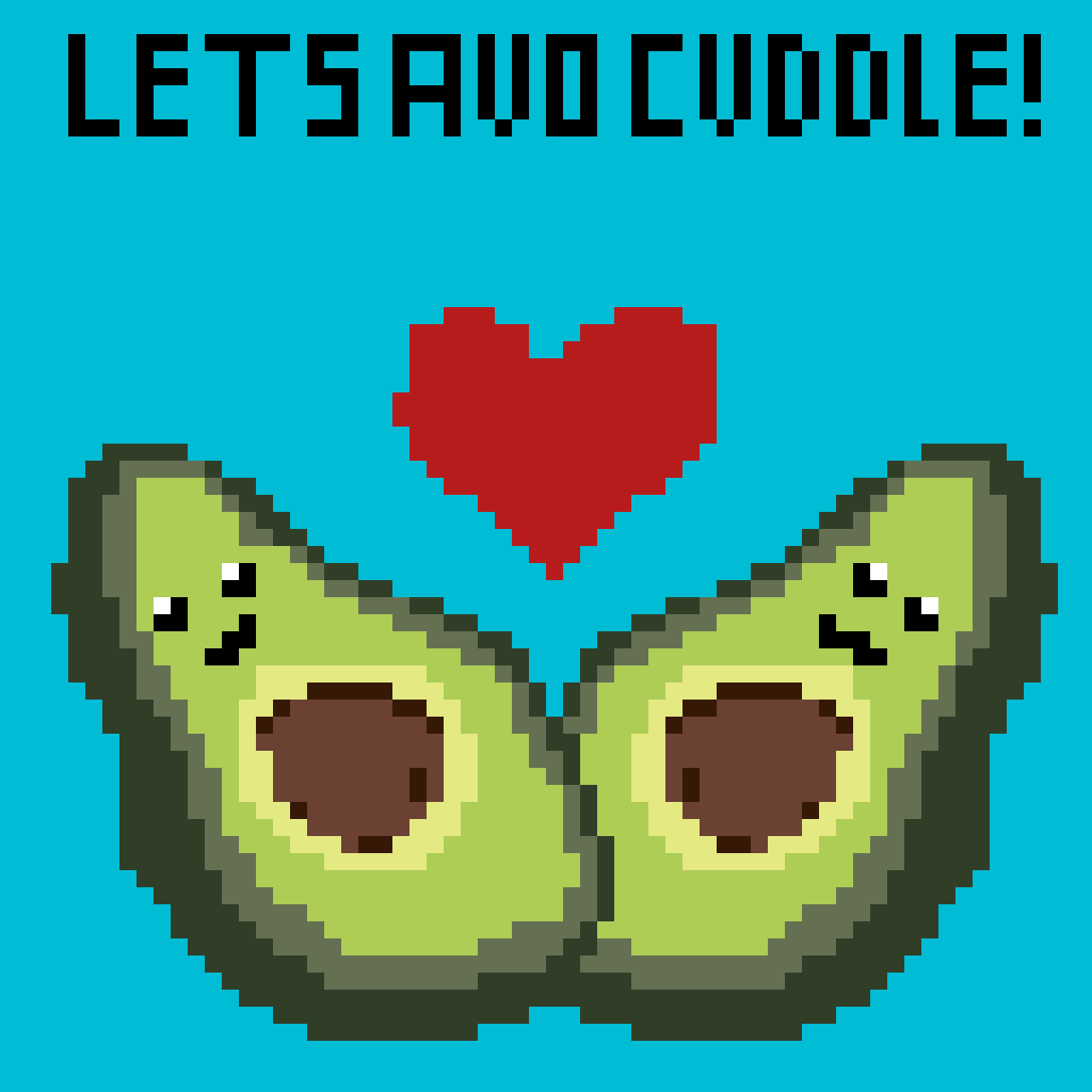 Pixilart - Lets Avo Cuddle by Samdroid
