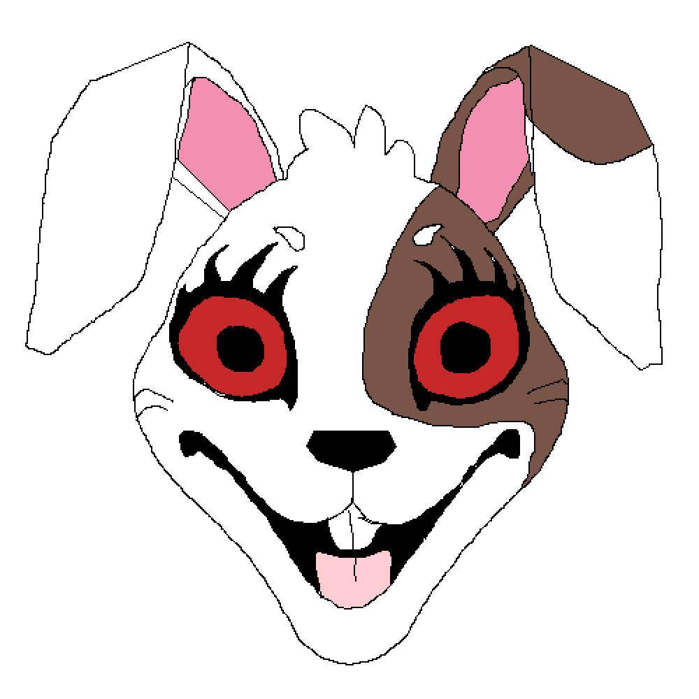 Editing Vanny mask - Free online pixel art drawing tool - Pixilart