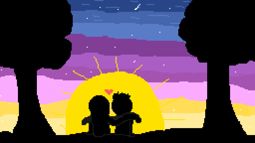 Pixilart - The Golden Hour. (GIF) by YandereDrawerxx