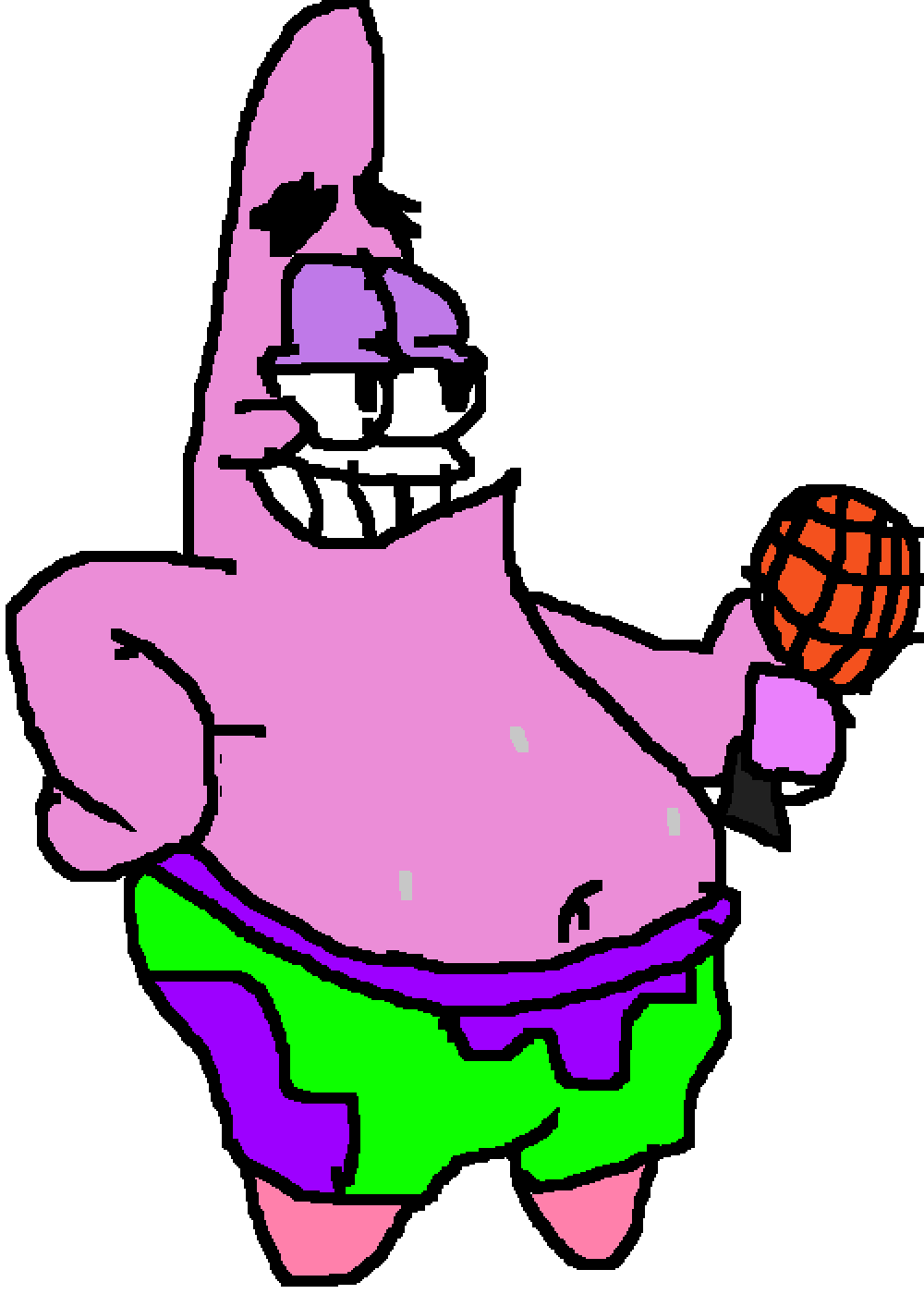Pixilart - FNF Patrick Base by Zay223