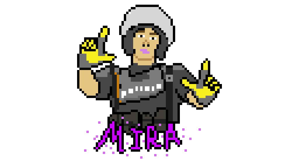 Editing Mira from Rainbow Six Siege - Free online pixel art drawing ...